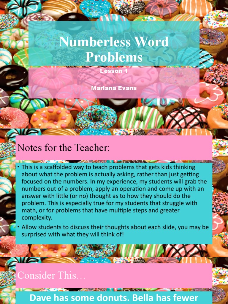Word Problems Power Point | PDF