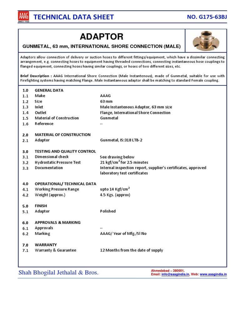 International Shore Connection | PDF | Manufactured Goods | Mechanical ...