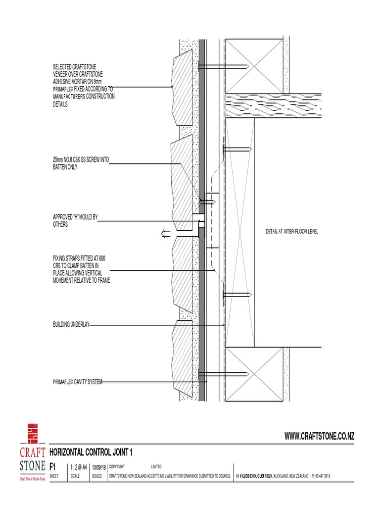 F1 - Horizontal Control Joint 1 | PDF