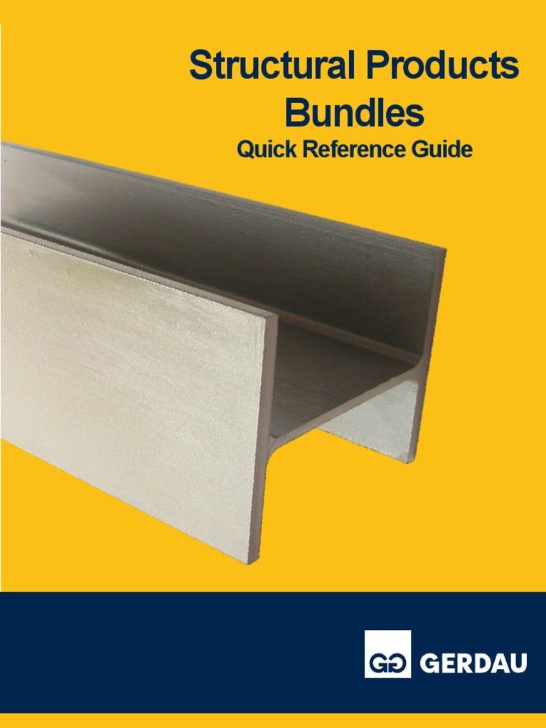 Structural Products Bundles: Quick Reference Guide | PDF | Structural ...