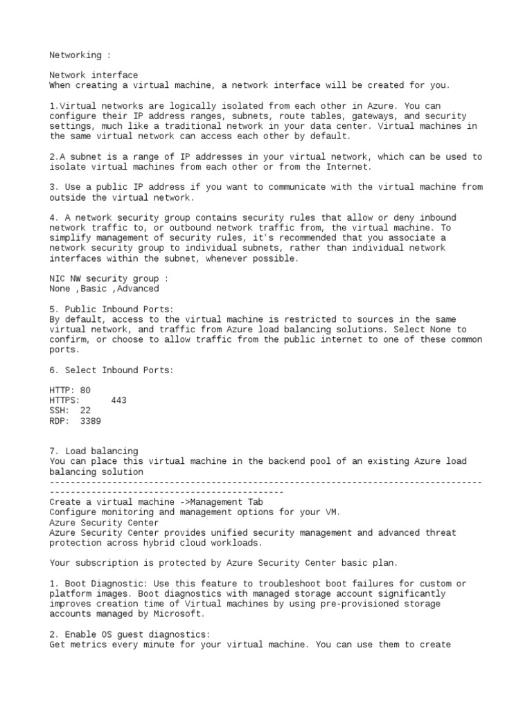 Azure Portal Terminology | PDF | Backup | Computer Network