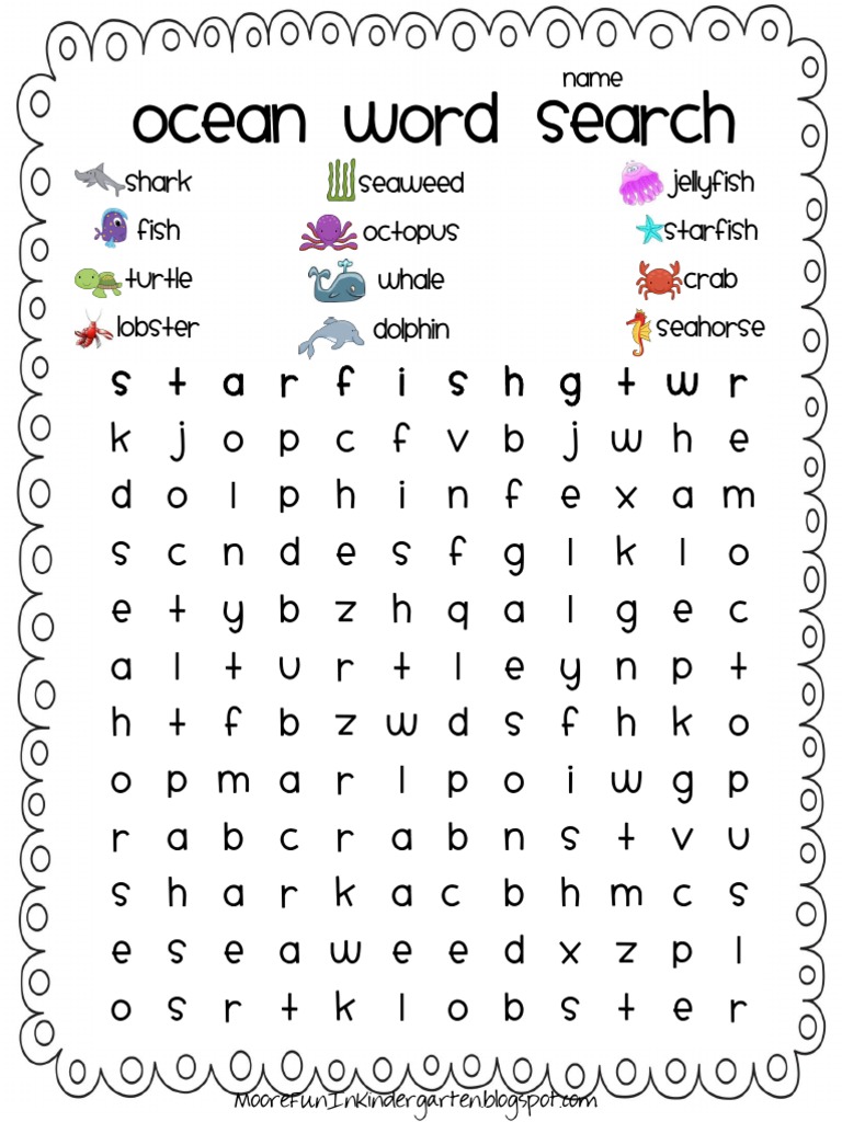 OceanWordSearch 1 | PDF