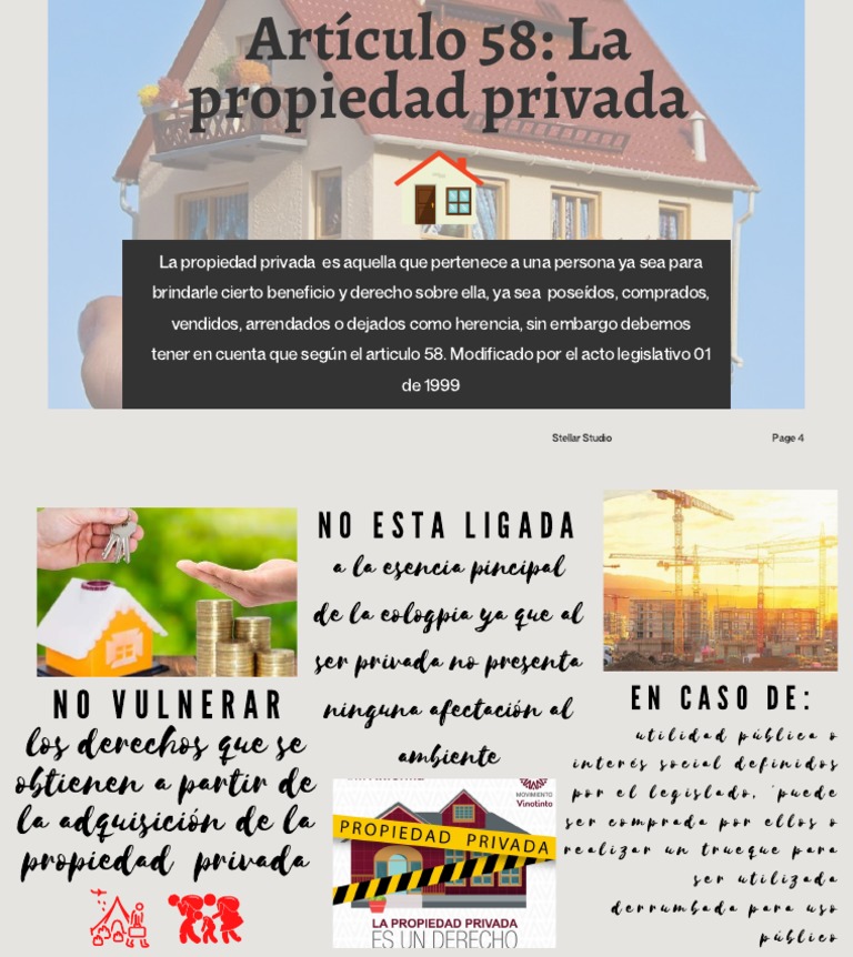 Artículo 58 - La Propiedad Privada | PDF