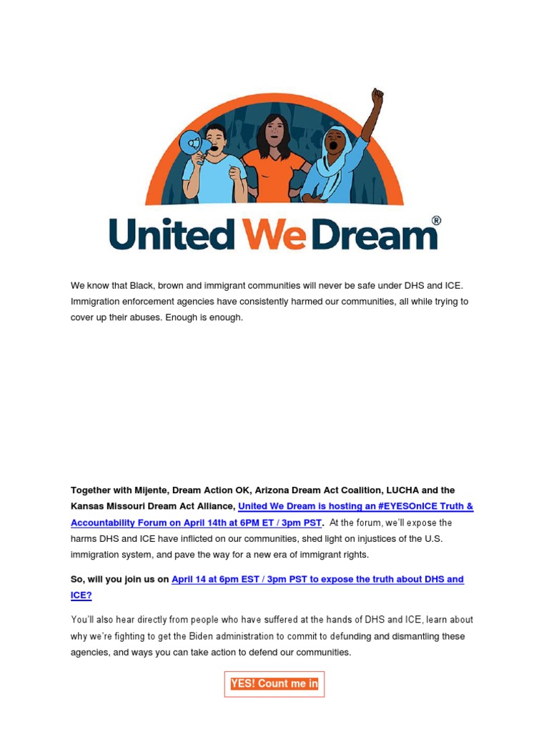UWD - EYES On ICE | PDF | Politics