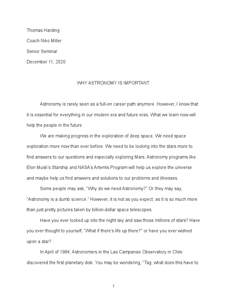 Argumentative Essay | PDF | Exoplanet | Astronomy