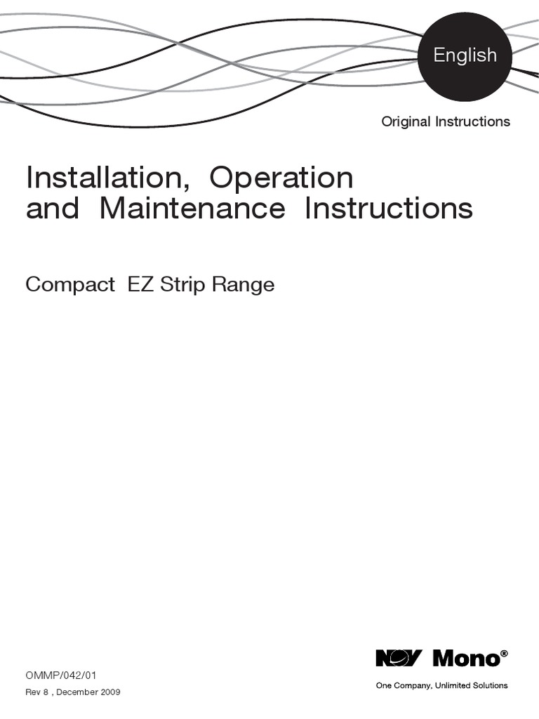 Installation, Operation and Maintenance Instructions: Compact EZ Strip ...
