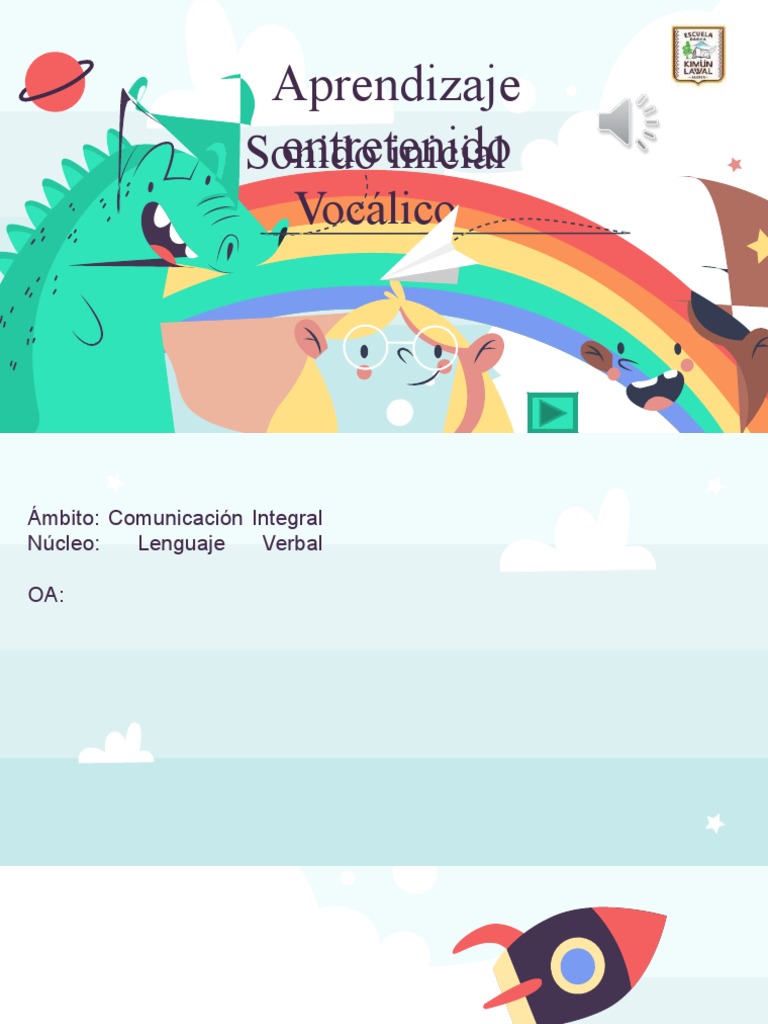 Sonido Inicial Vocalico 1 | PDF