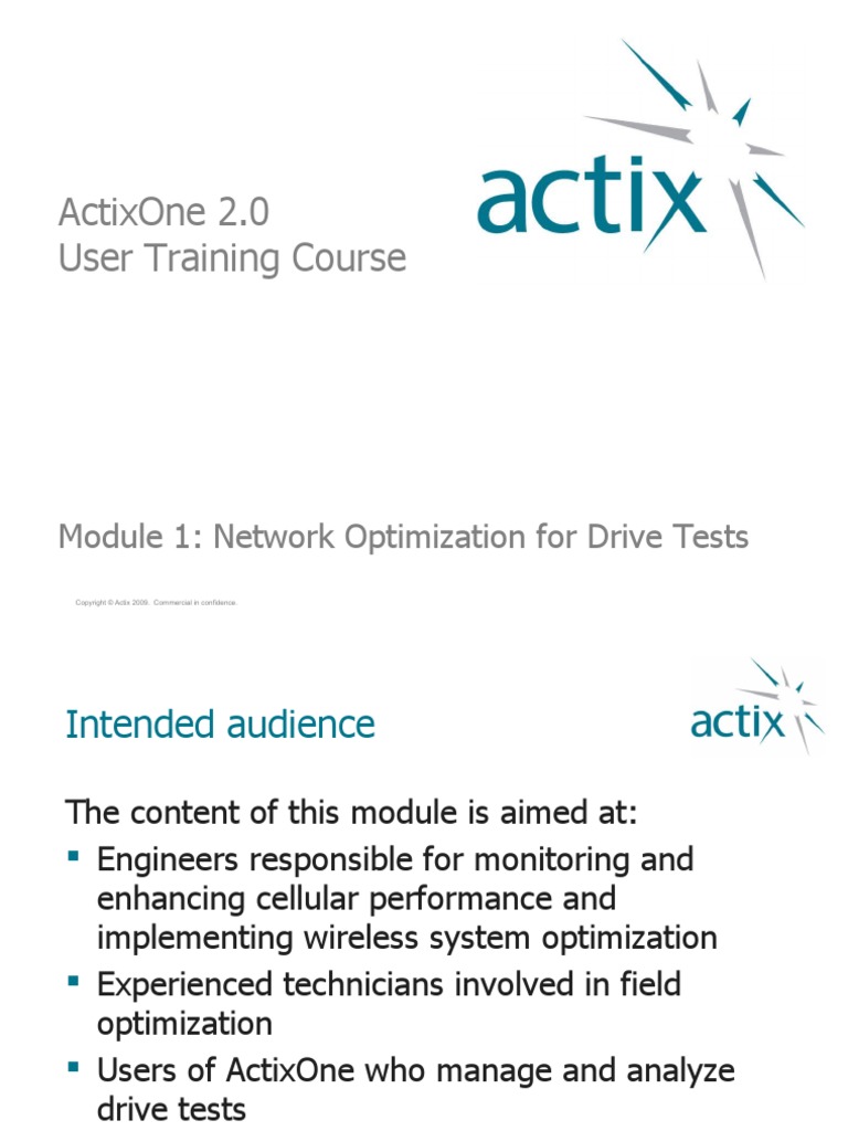 ActixOne v2 0 User Course 1 Drive Surveys | PDF