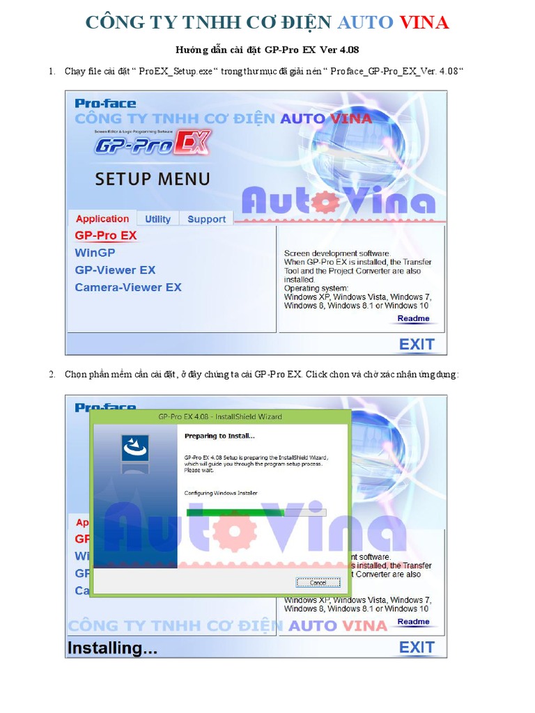 Huongdancaidat GP-Pro EX 4.08 | PDF