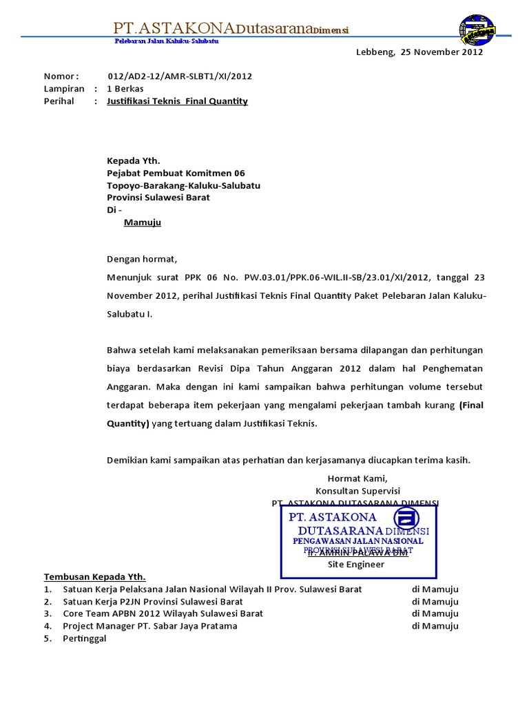 2b.surat Balasan Kaluku-FQ1 | PDF