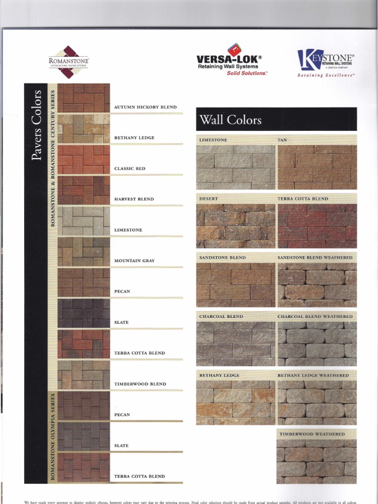 Retaining Wall Colors | PDF | Nature