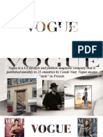 Vogue A Level Media Cheat Sheet | PDF | Vogue (Magazine) | Magazines