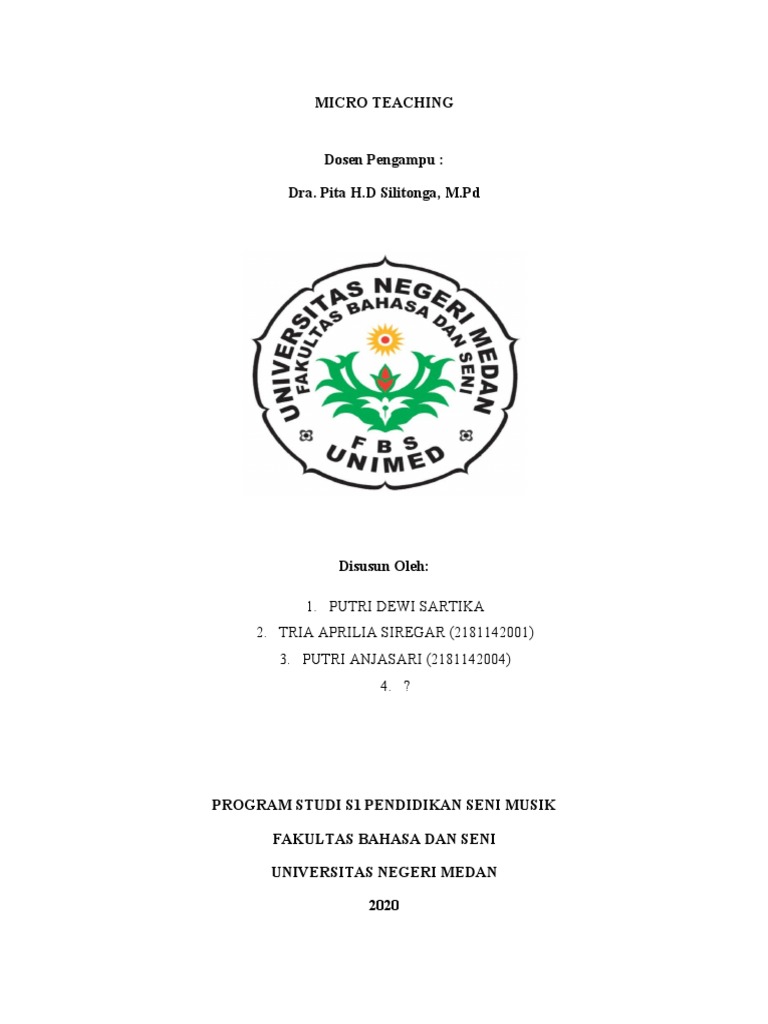 Panduan Micro Teaching UNIMED | PDF
