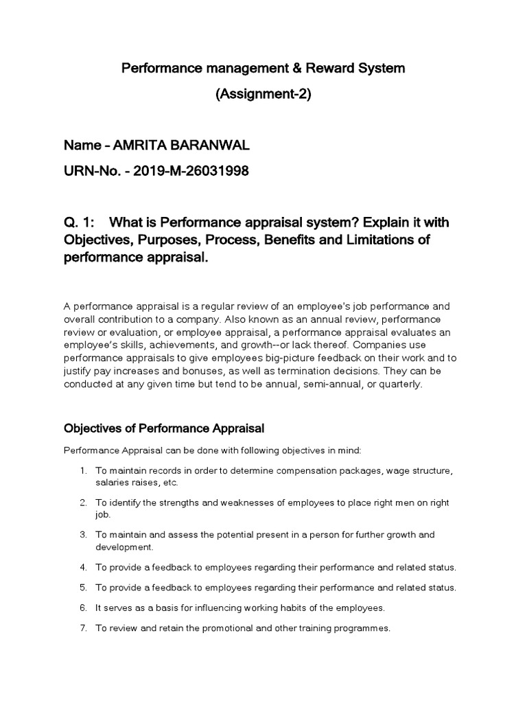 Performance Management 1 | PDF | Performance Appraisal | Employment
