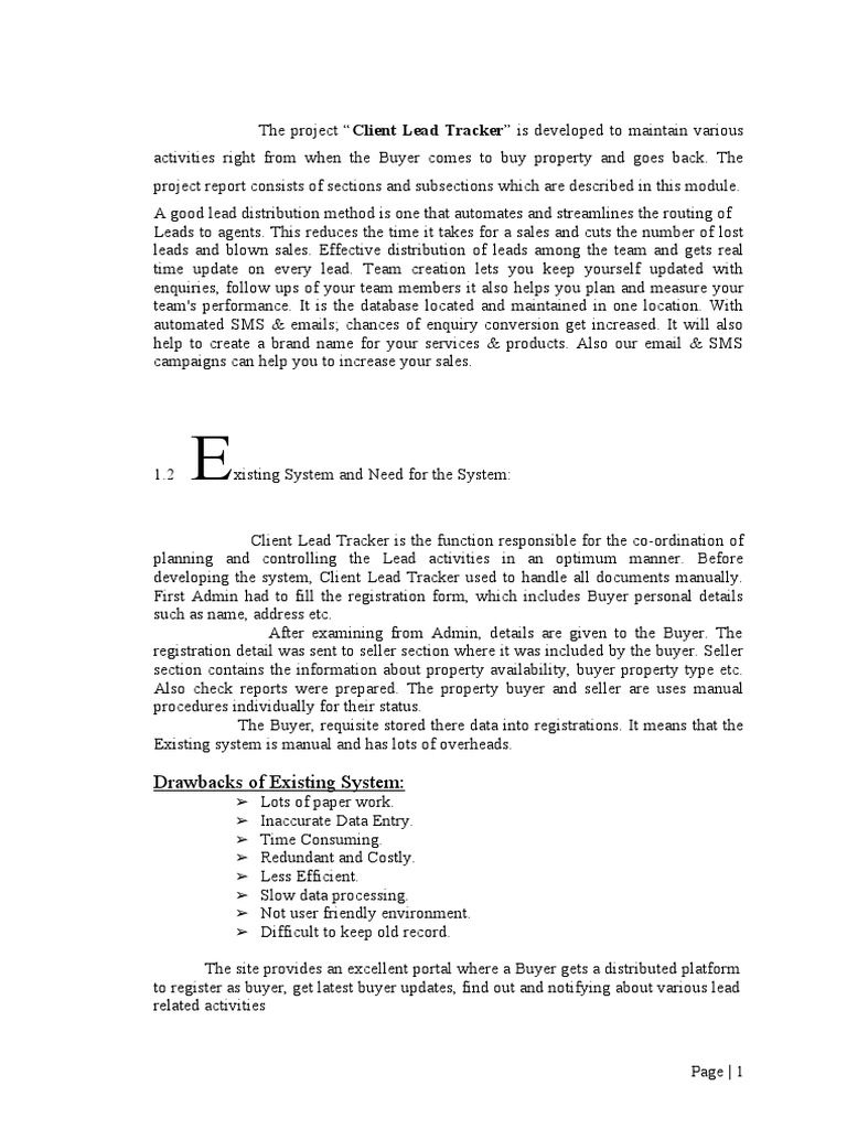 Drawbacks of Existing System | PDF | Html Element | World Wide Web