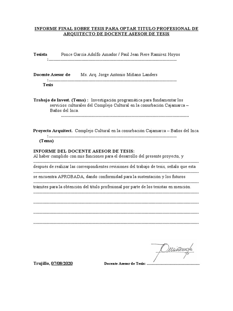 Formato para Tesis UPAO | PDF