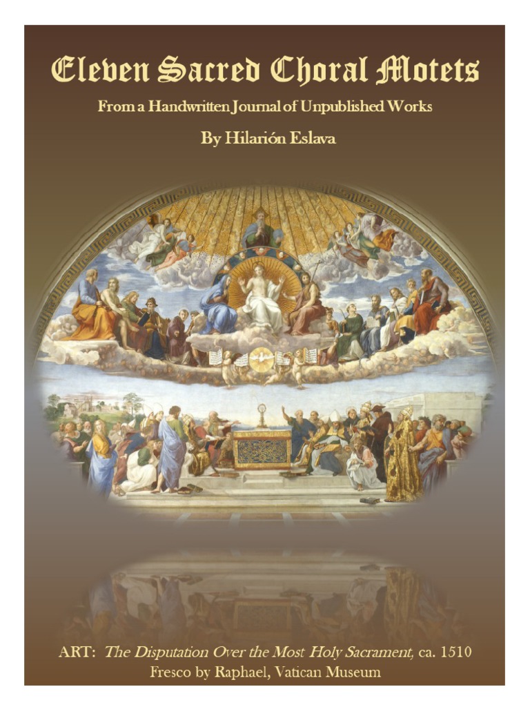 Hilarión Eslava's Unpublished Motets | PDF | Singing | Vocal Music