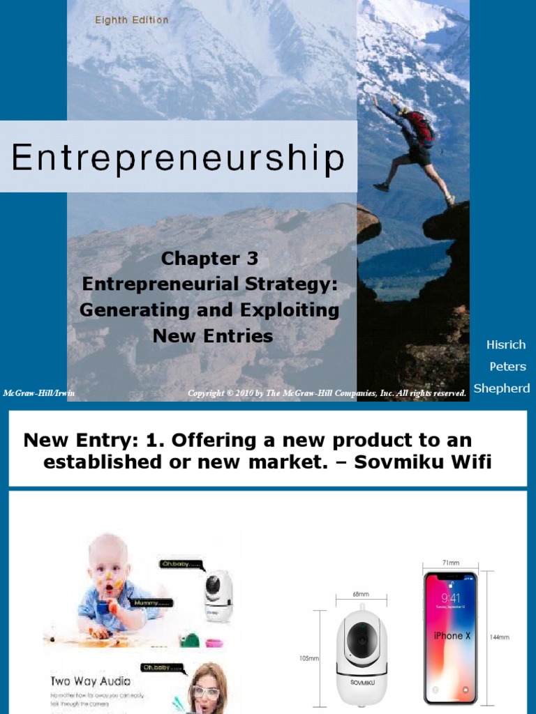 Entrepreneurial Strategy: Generating and Exploiting New Entries | PDF ...