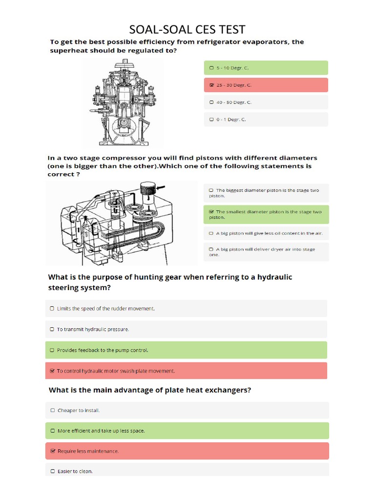 Soal Ces Test | PDF