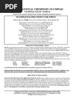 2025 Usnco Local Exam | PDF | Acid | Ester