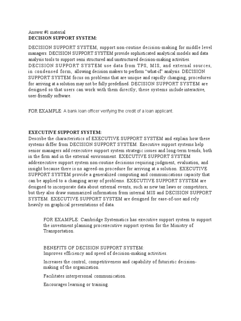Mis Assignment Final in Process | PDF | Decision Support System | Internet