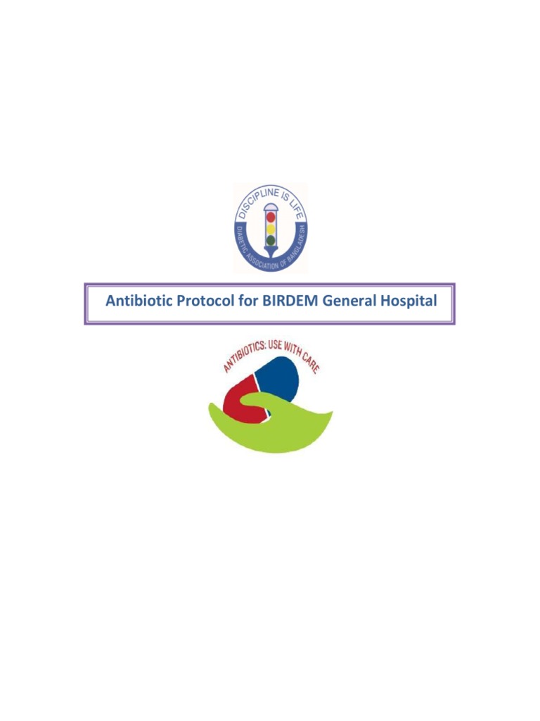 Antibiotic Protocol for BIRDEM General Hospital: Empirical ...