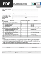 FORM Checklist Panel Listrik | PDF