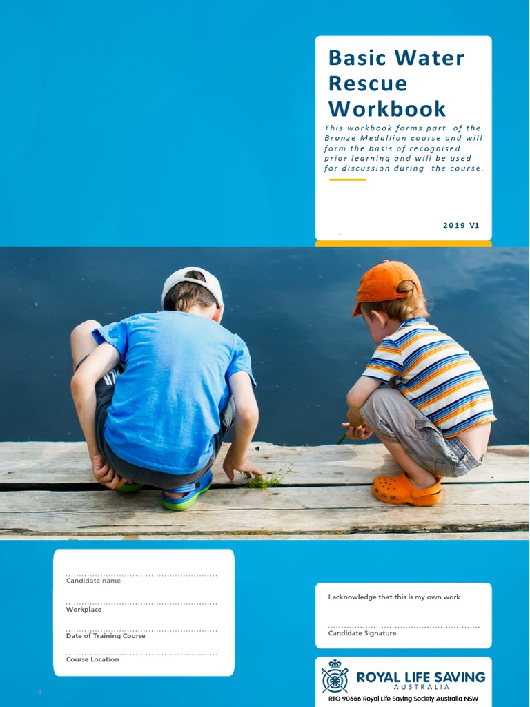Basic Water Rescue Workbook | PDF | Swimming | Emergency