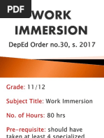 List of TasksActivities of ABM Work Immersion Students | PDF | Business ...