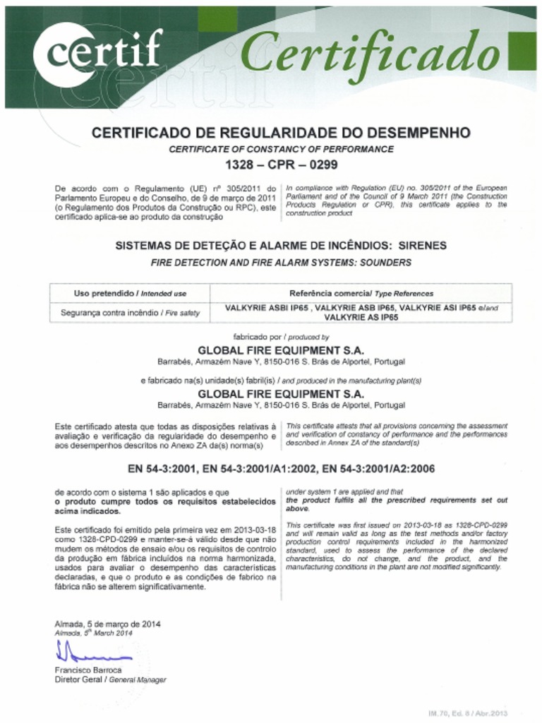 Gfe Valkyrie Asbi, Asb, Asi, As - Ip65 | PDF