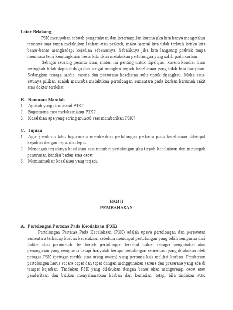 Makalah P3K | PDF