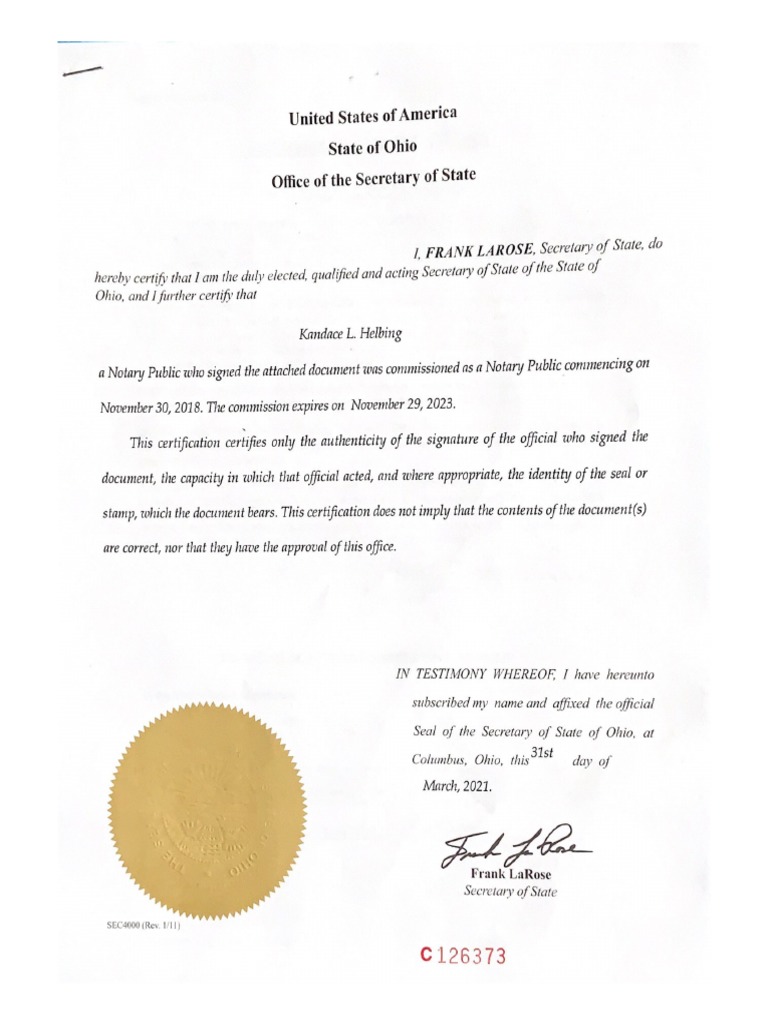 Memorandum of Trust | PDF