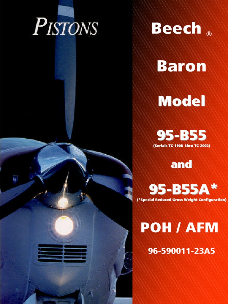 Beechcraft Baron - BE-55 - POH | PDF