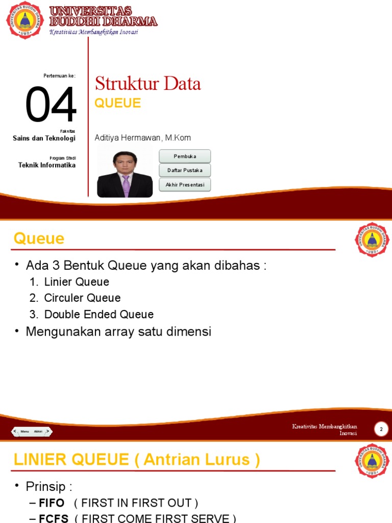 Pertemuan 4 - Queue | PDF