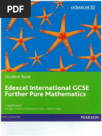 Edexcel IGCSE Further Pure Maths Student Book | PDF