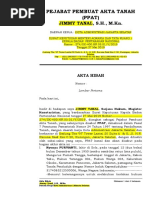 Contoh Akta - Pemberian Hak Tanggungan (APHT) | PDF