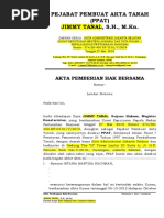 Contoh Akta - Surat Kuasa Membebankan Hak Tanggungan (SKMHT) | PDF