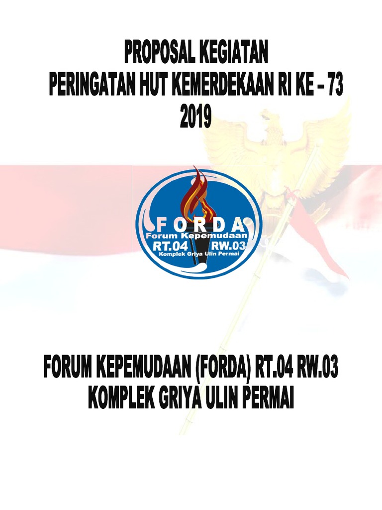 Contoh Proposal Kegiatan Forda | PDF