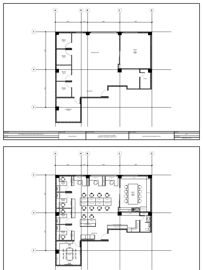 TSR Law Office Layout Plans | PDF | Room | Home