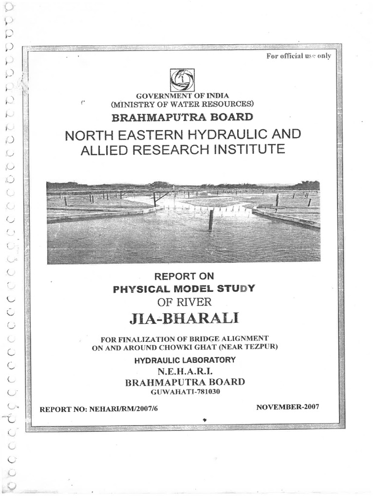 Hydraulic Model Study Report | PDF