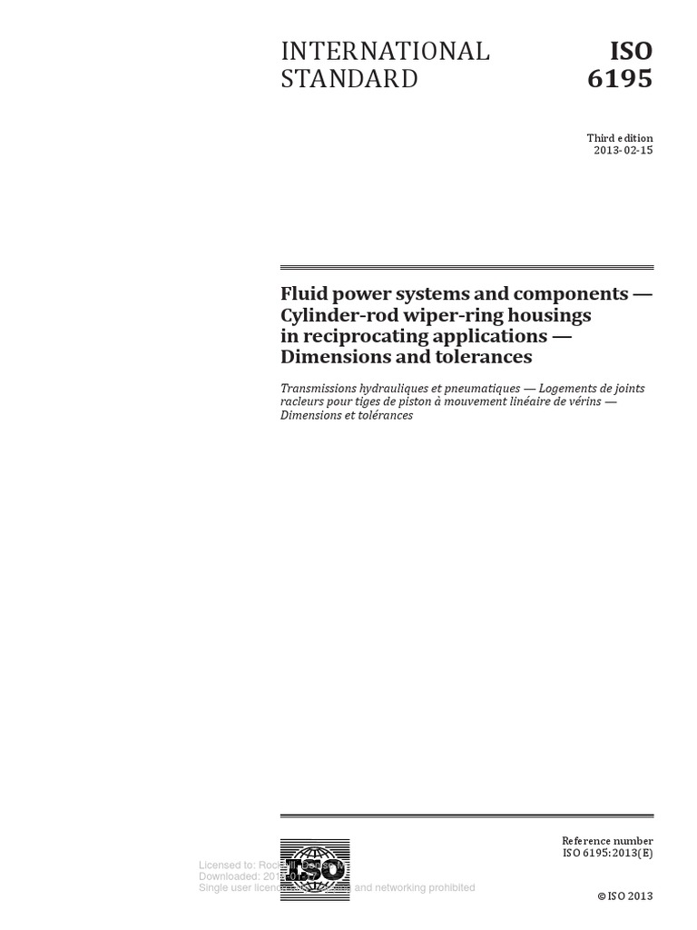 Iso 6195 - 2013e | PDF | International Organization For Standardization ...