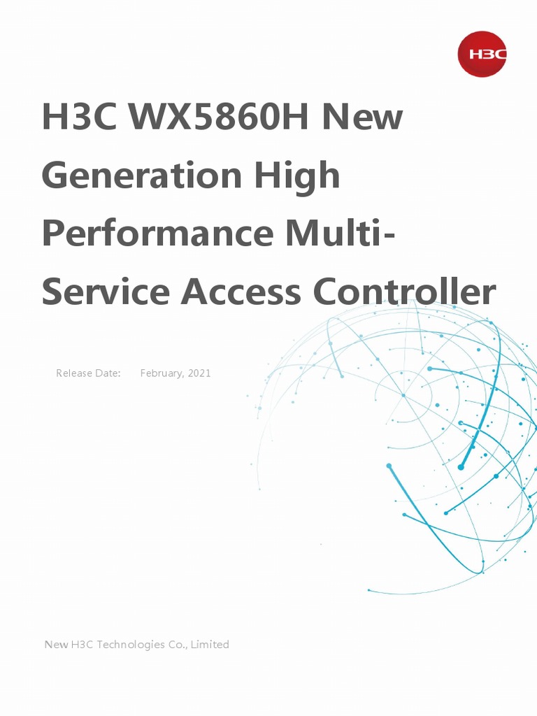 H3C WX5860H Access Controller Data Sheet - Updated | PDF | I Pv6 ...