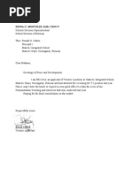 Deped Teacher 1 Applicant Checklist | PDF