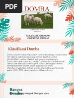 Domba: Ciri, Habitat, dan Manfaatnya | PDF