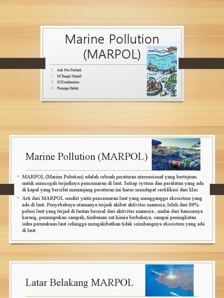 Marine Pollution (MARPOL) 1 | PDF