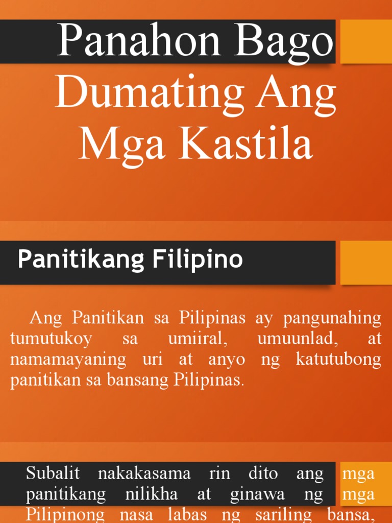 Matandang Panahon | PDF