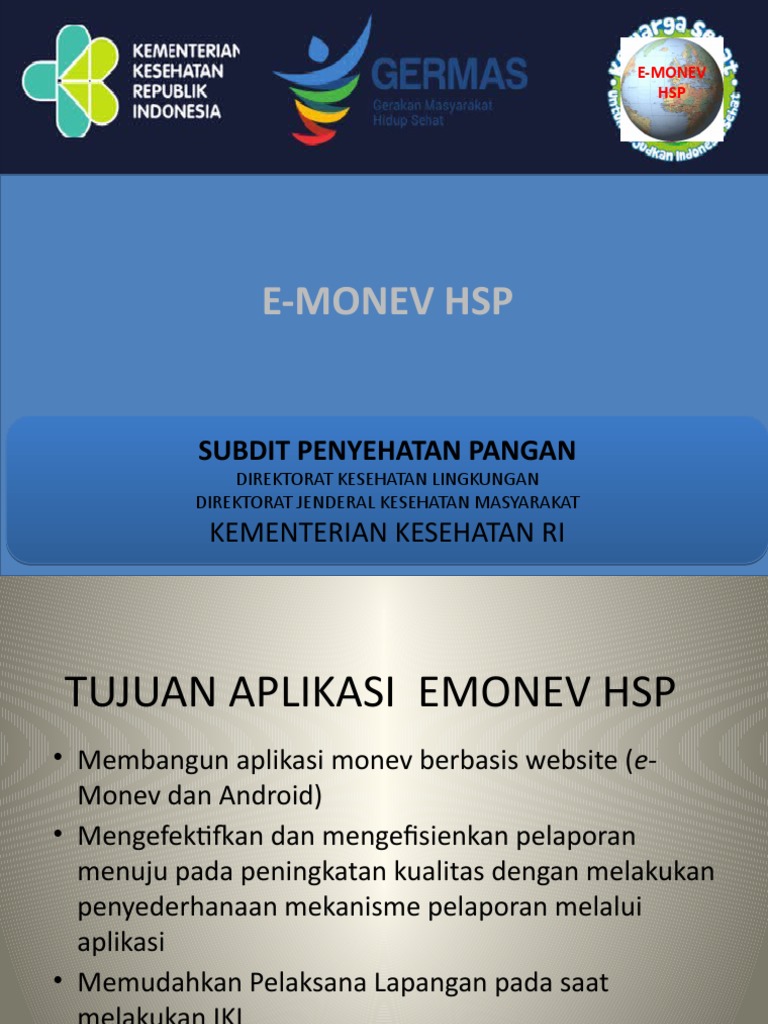 E - Monev HSP bERBASIS Web | PDF