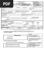 ERRF and Declaration Form | PDF | Identity Document | Signature