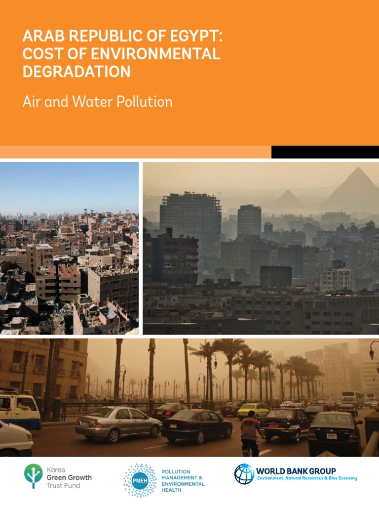 Egypt Cost of Environmental Degradation Air and Water Pollution | PDF ...