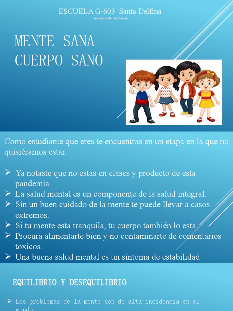 MENTE SANA Cuerpo Sano | PDF